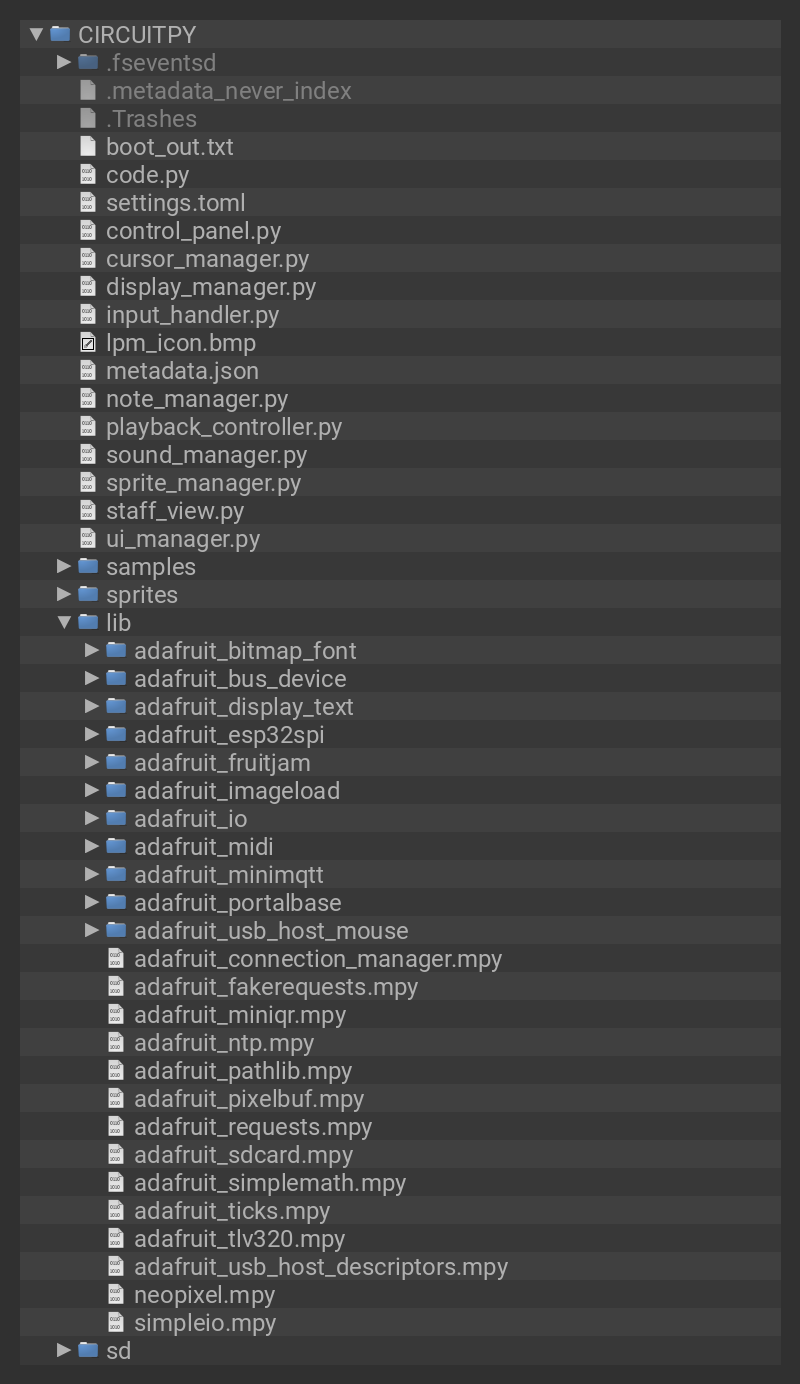 Code Larsio Paint Music | Larsio Paint Music | Adafruit Learning System